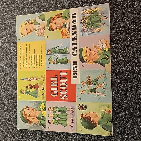 Girl Scouts of America | Office | 956 Girl Scout Wall Calendar | Poshmark